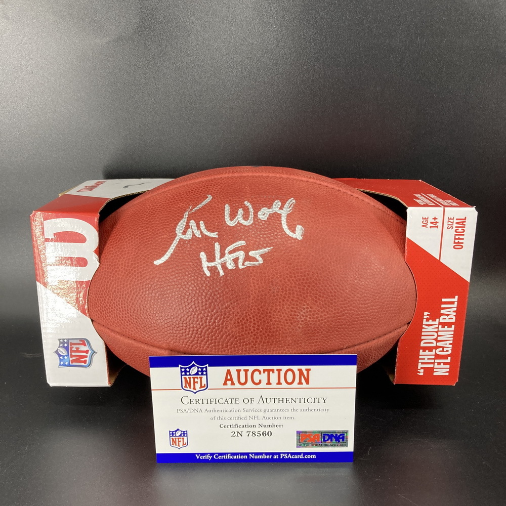 HOF - Packers Ron Wolf Signed Authentic Football | The official auction ...