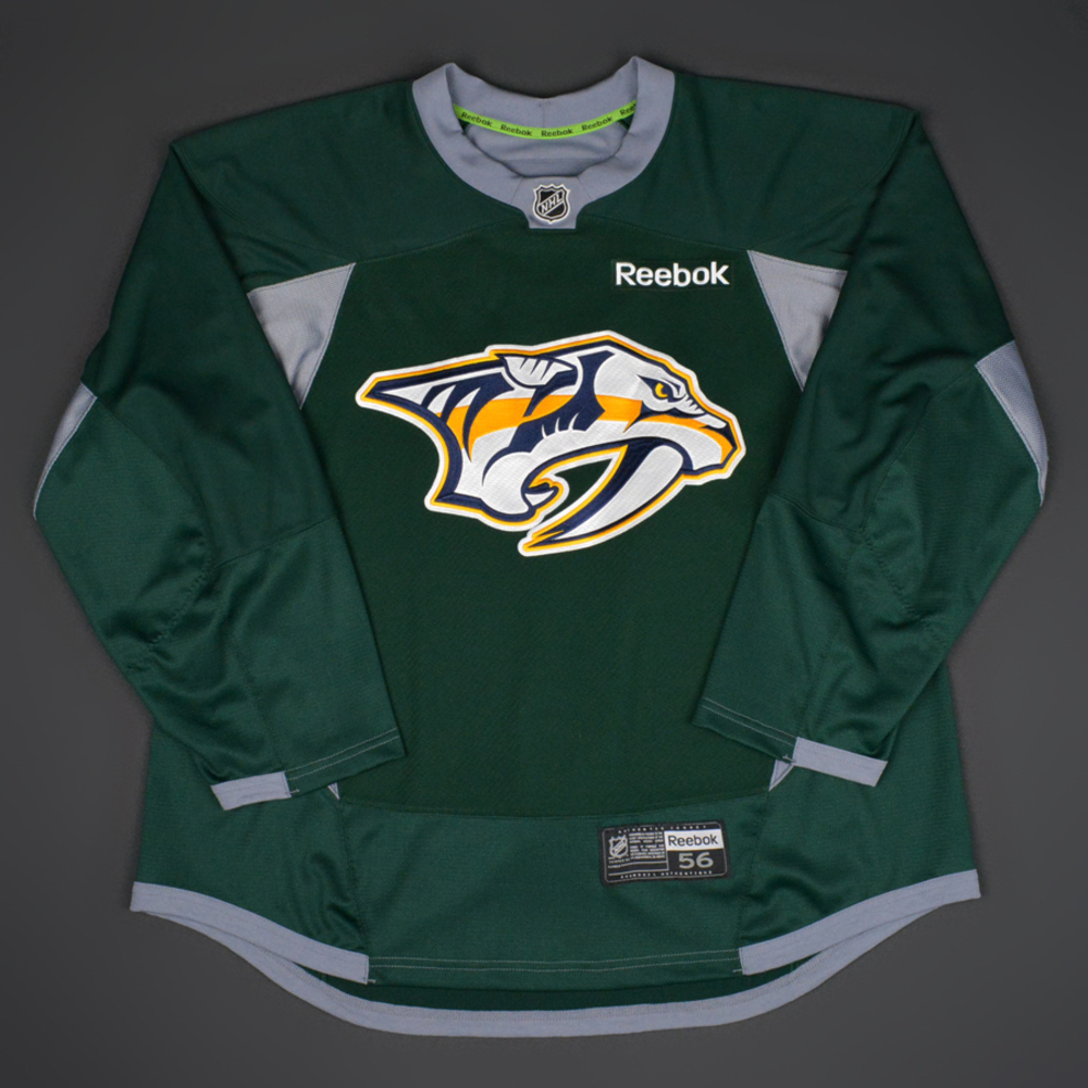 Mike Santorelli - Nashville Predators - 2014-15 Practice-Worn Jersey ...