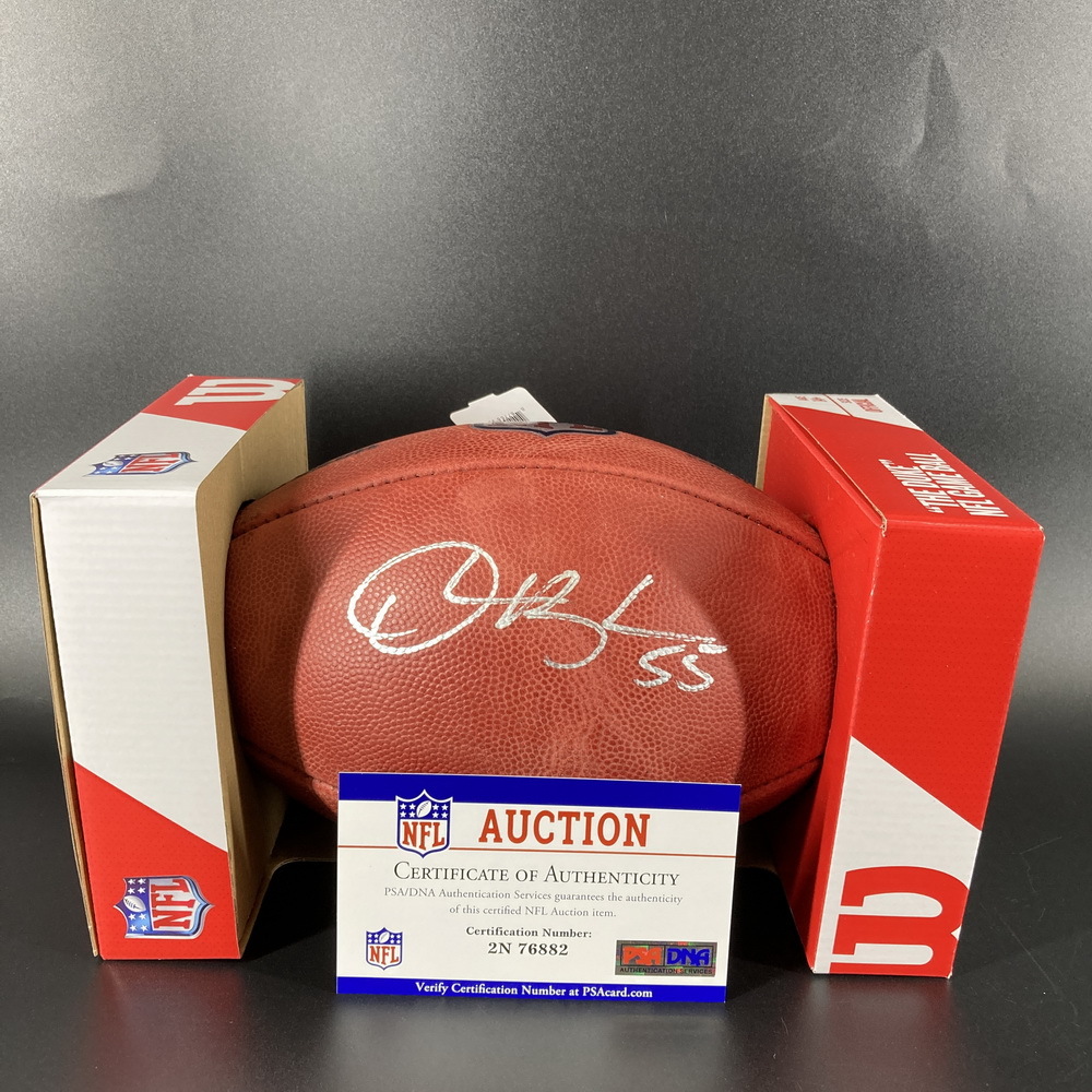 HOF - Buccaneers Derrick Brooks Signed Authentic Football | The ...