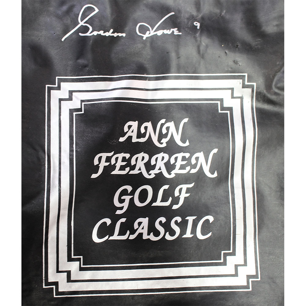 Gordie Howe Autographed Ann Ferren Golf Classic Club Travel Bag - NHL ...