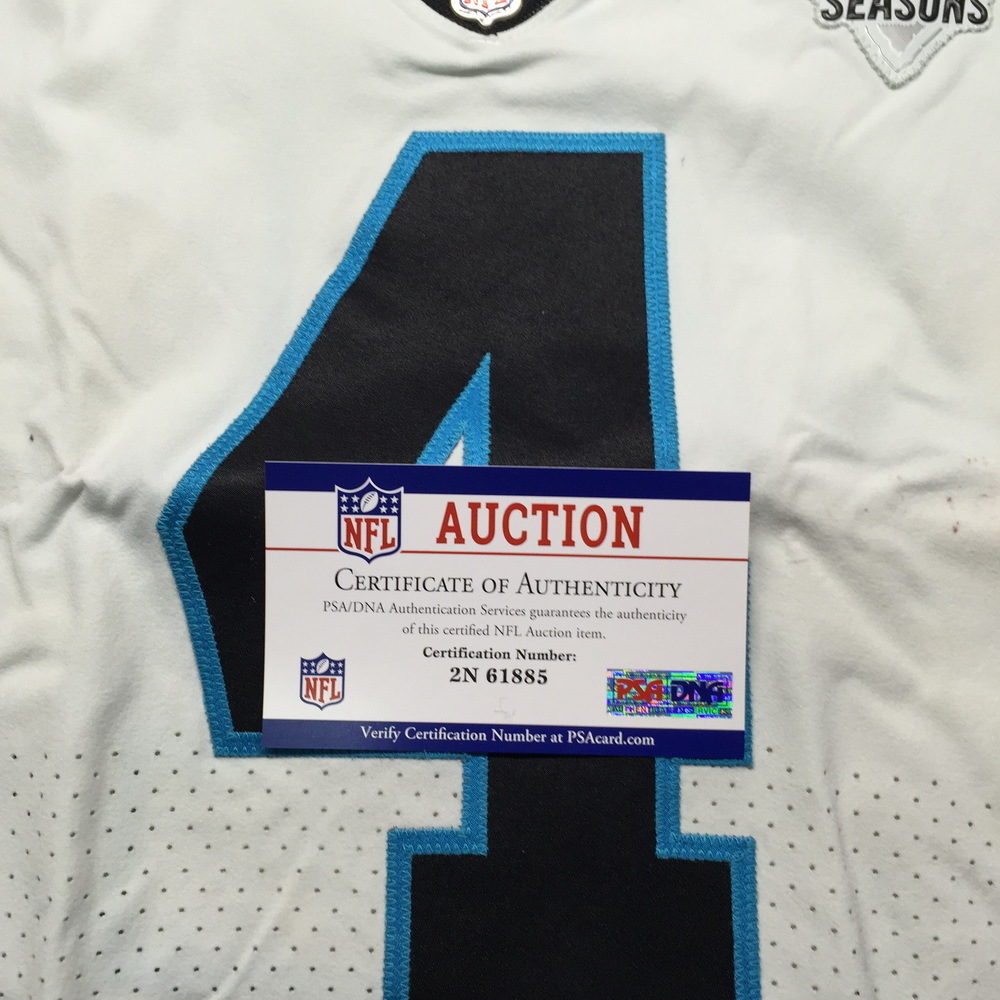 NFL Auction | London Games - Panthers Joe Slye Game Used Jersey (10/13 ...
