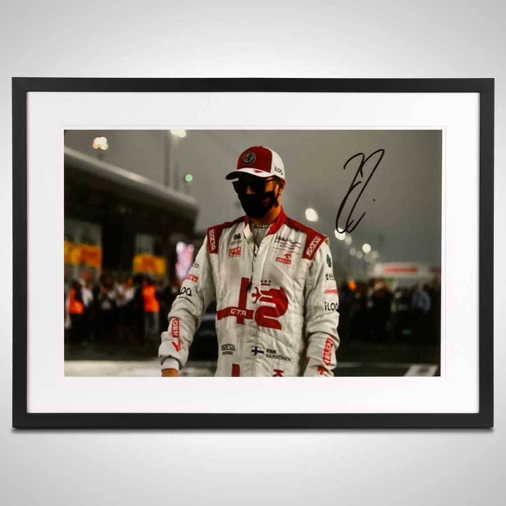 Kimi Räikkönen 2021 Signed Picture - Make A Wish | F1 Authentics