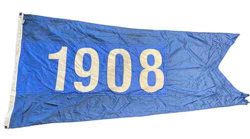 Wrigley Field Collection -- Rooftop Flag -- 1908 | Chicago Cubs Auctions