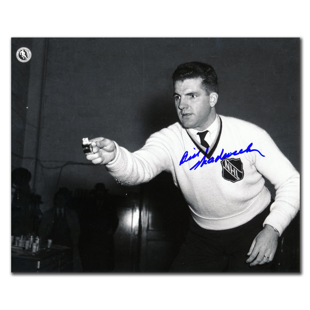 Bill Chadwick NHL Referee Autographed 8x10 - NHL Auctions