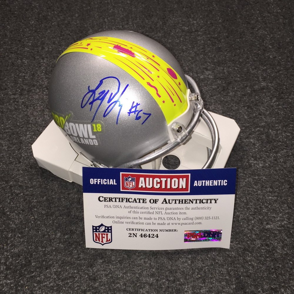 NFL - Saints Larry Warford signed 2018 Pro Bowl mini helmet | The ...