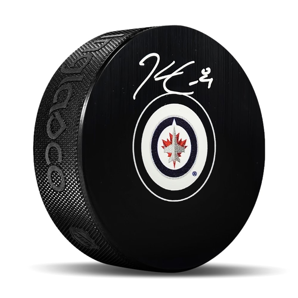 Kyle Connor Signed Winnipeg Jets Hockey Puck - NHL Auctions