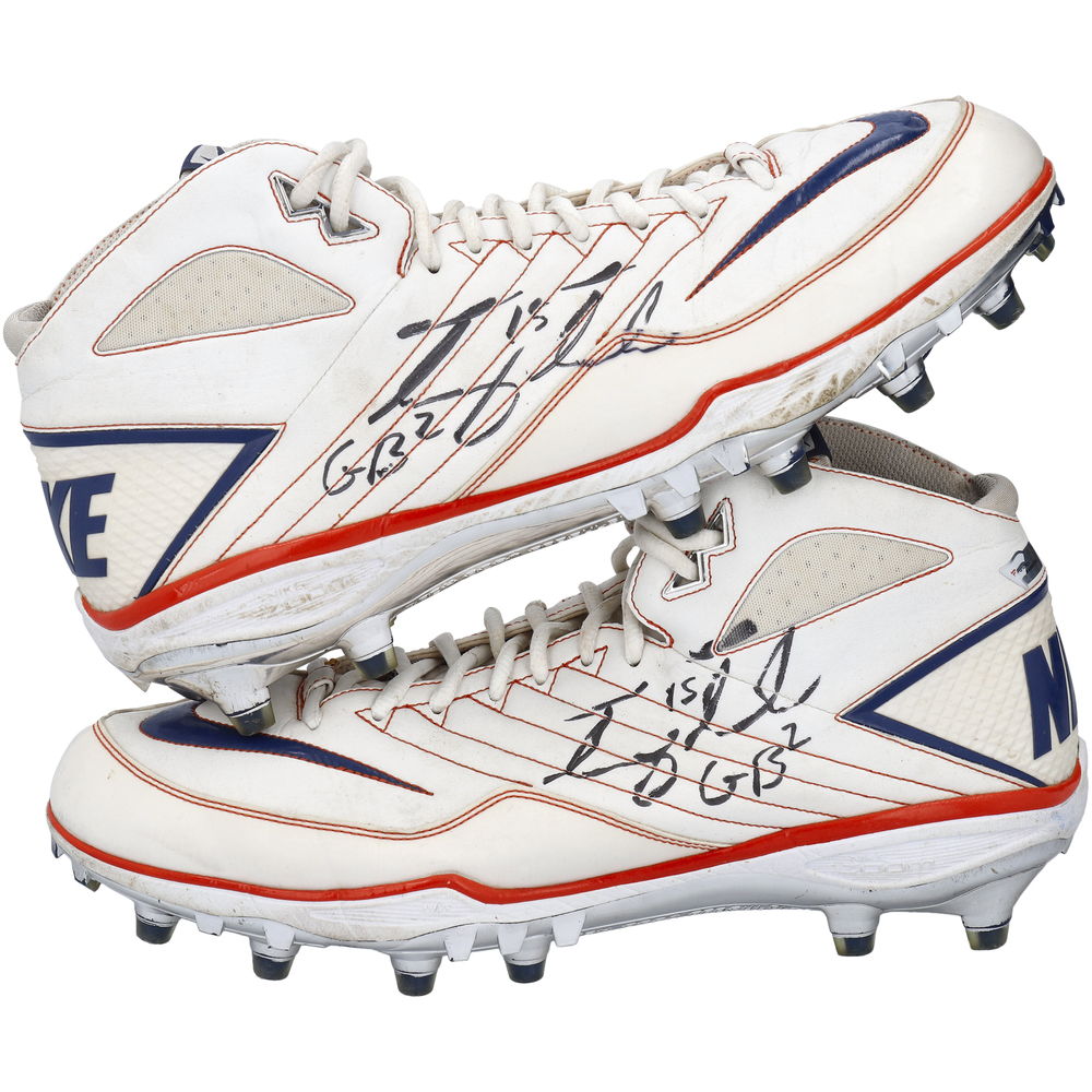 Tim Tebow Denver Broncos Nike Autographed Game-Used Cleats from 2011 ...