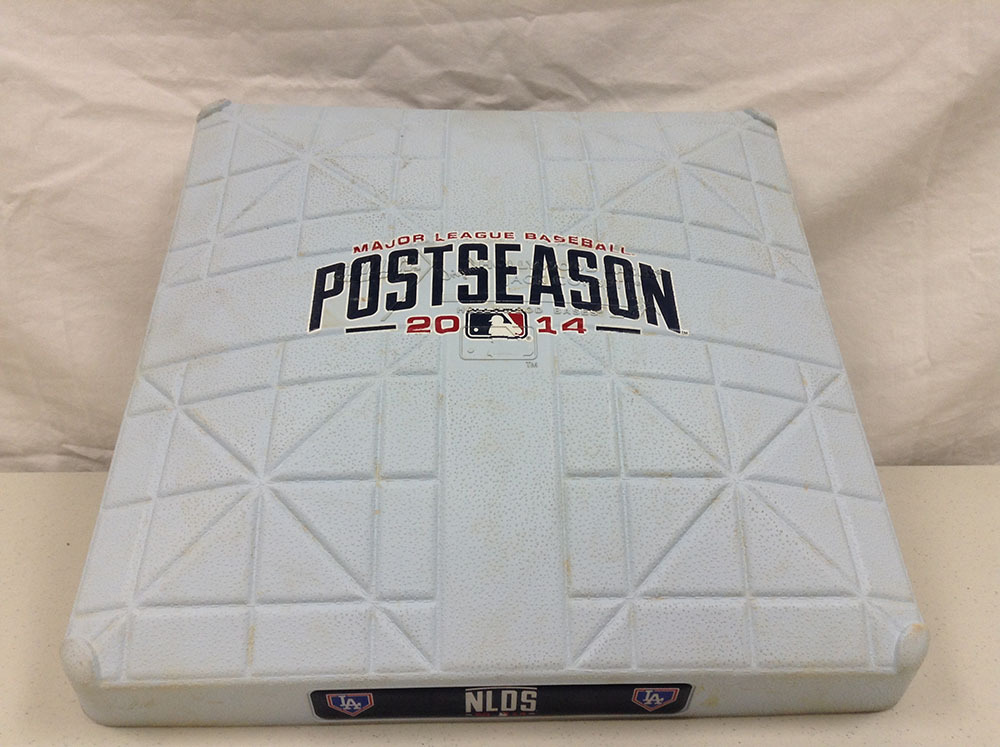 Dodgers Authentics: GAME-USED: 3rd Base from NLDS Games 1 & 2: MLB ...