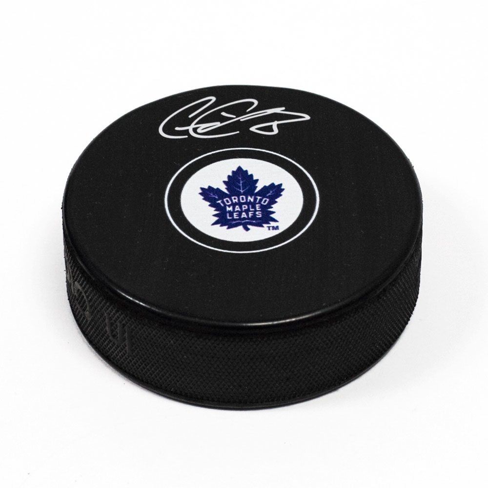 Connor Carrick Toronto Maple Leafs Signed Autograph Model Hockey Puck ...