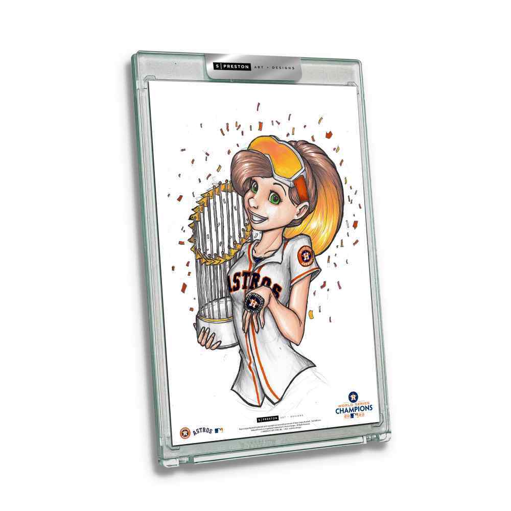 WinS® Konni Mackenzie Houston Astros #1000/1000 Limited Edition Art ...