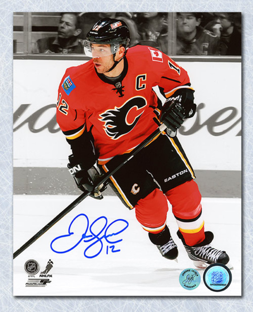 Jarome Iginla Calgary Flames Autographed Spotlight 16x20 Photo - NHL ...