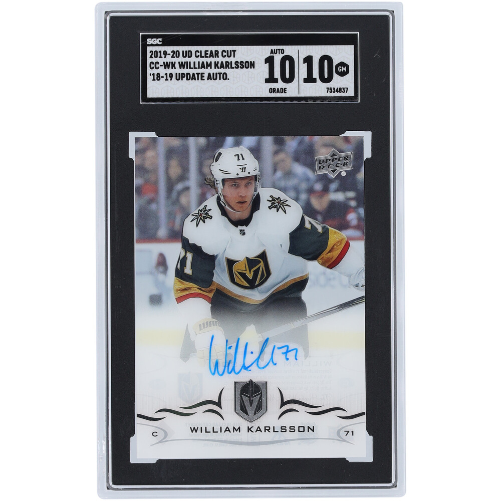 William Karlsson Vegas Golden Knights Autographed 2019-20 Upper Deck ...