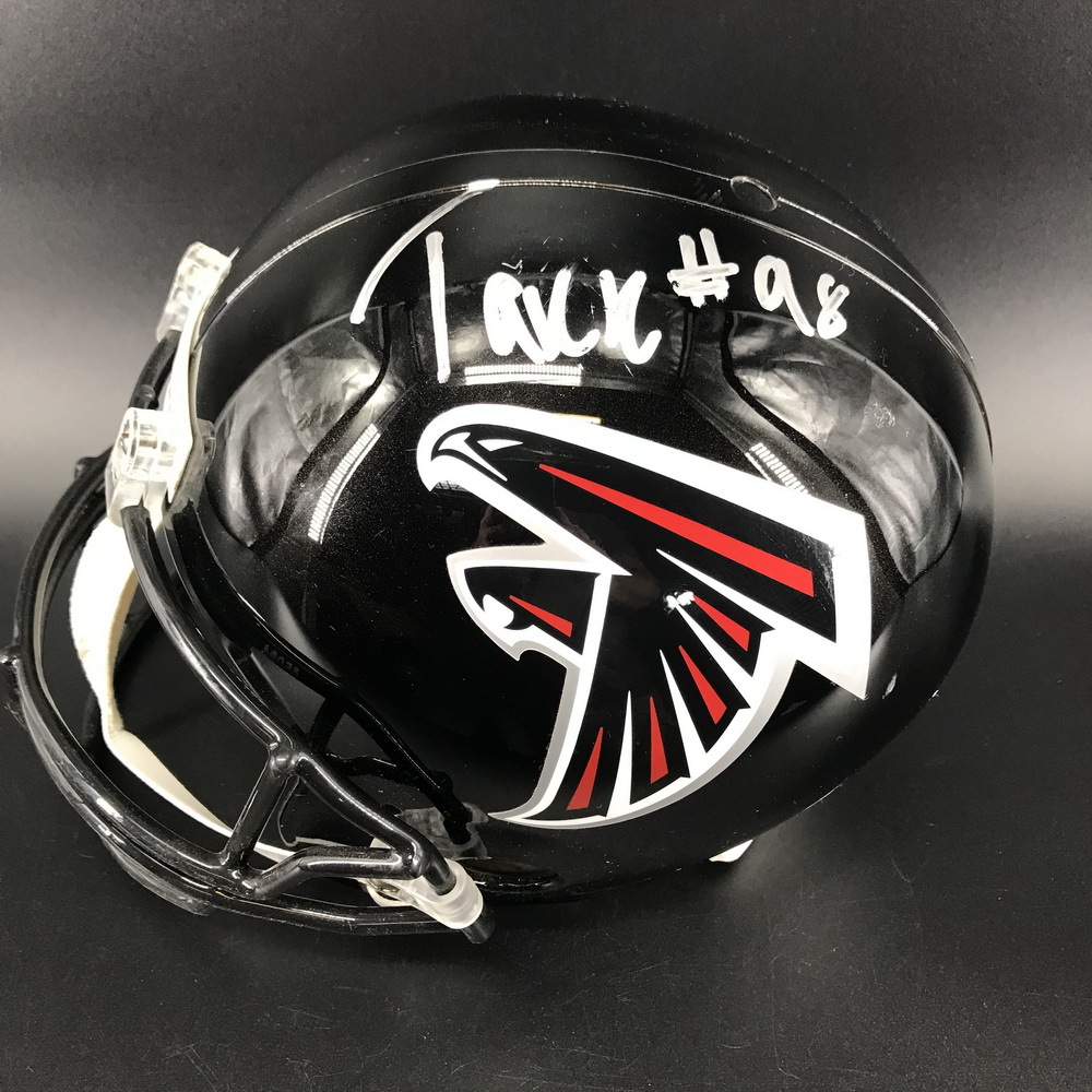 Falcons - Takkarist McKinley Signed Authentic Proline Helmet | The ...