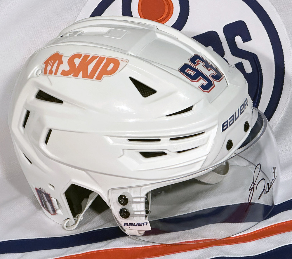 Ryan Nugent Hopkins - Autographed 2023-24 Edmonton Oilers Game-Worn ...