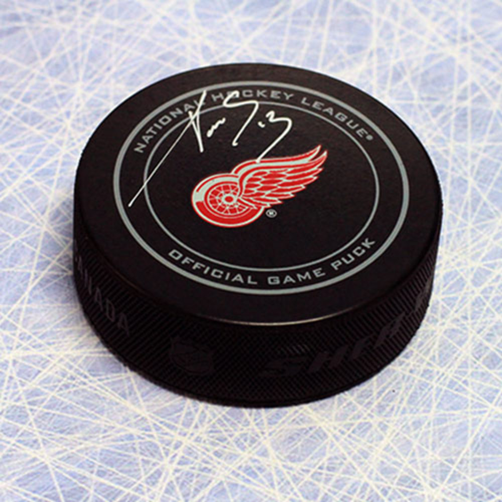 Pavel Datsyuk Detroit Red Wings Autographed Official NHL Game Puck ...