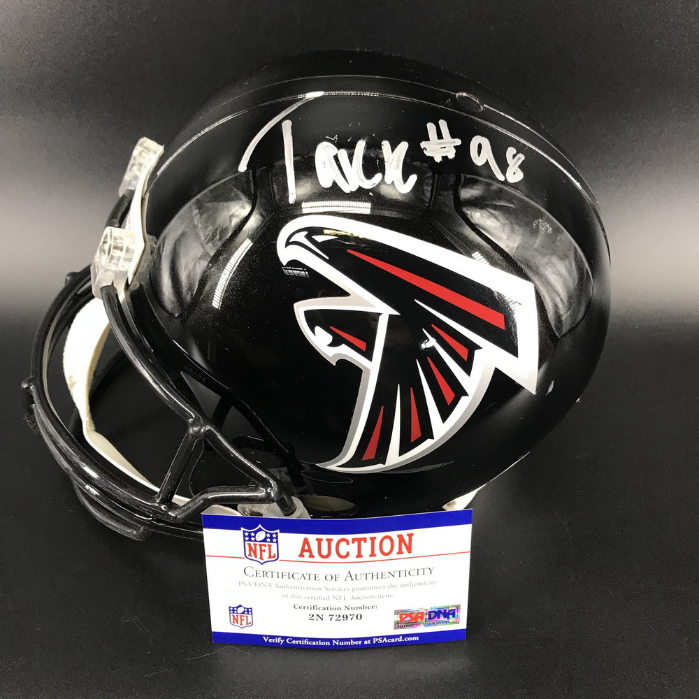 Falcons - Takkarist McKinley Signed Authentic Proline Helmet | The ...