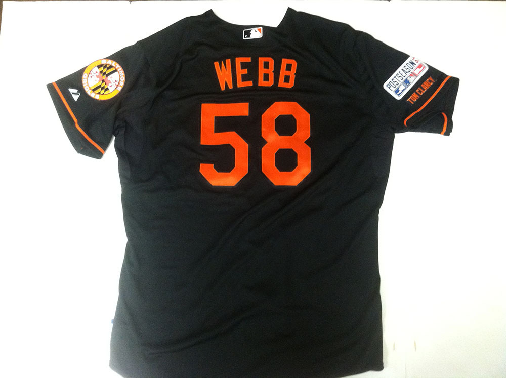 Ryan Webb - 2014 Team-Issued Postseason Jersey (HZ198513) | MLB Auctions
