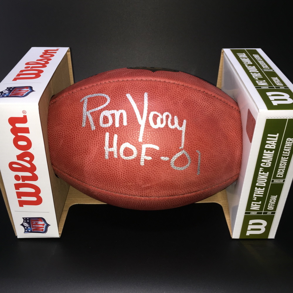 HOF - Vikings Ron Yary Signed Authentic Football | The official auction ...