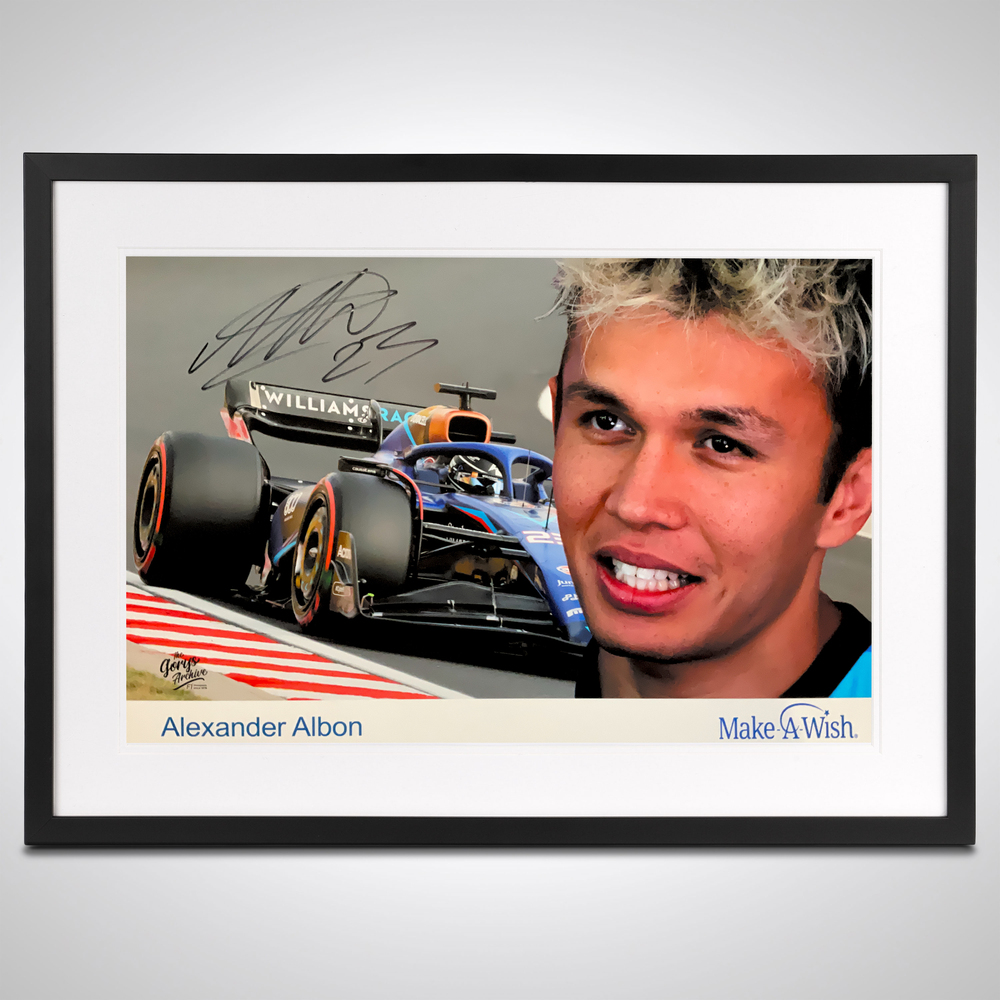Alex Albon Signed 2023 Collage Driver Card | F1 Authentics