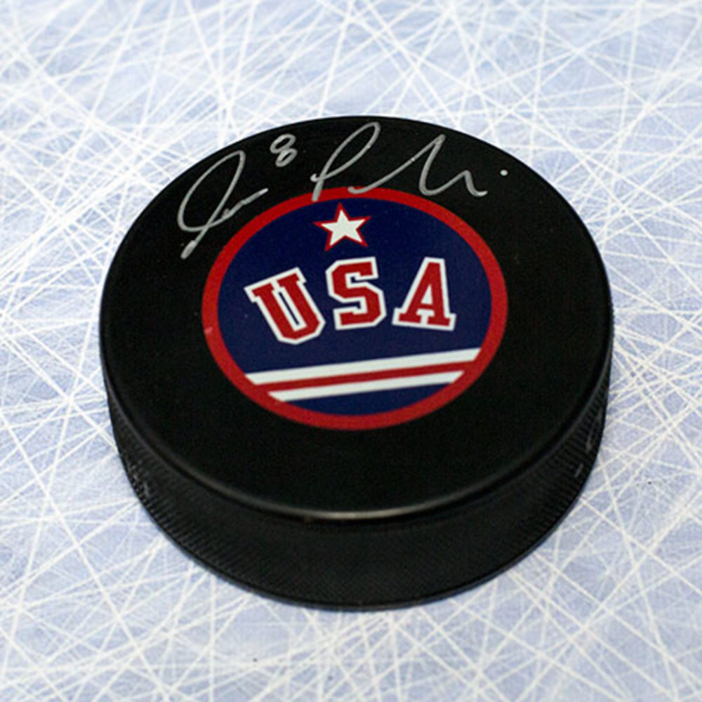 Joe Pavelski Team USA Autographed Olympic Puck *San Jose Sharks* - NHL ...