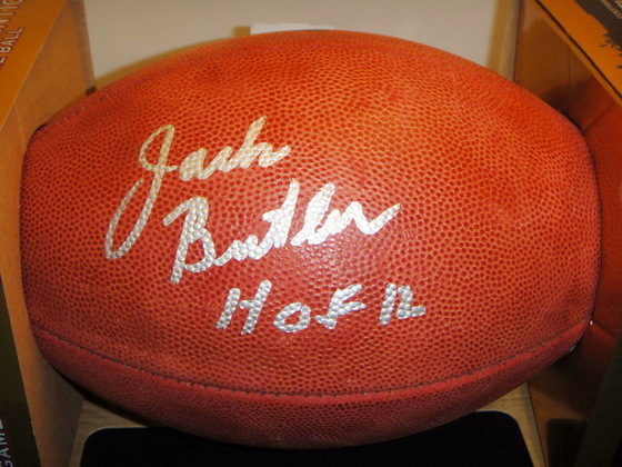 STEELERS JACK BUTLER SIGNED AUTHENTIC FOOTBALL | The official auction ...
