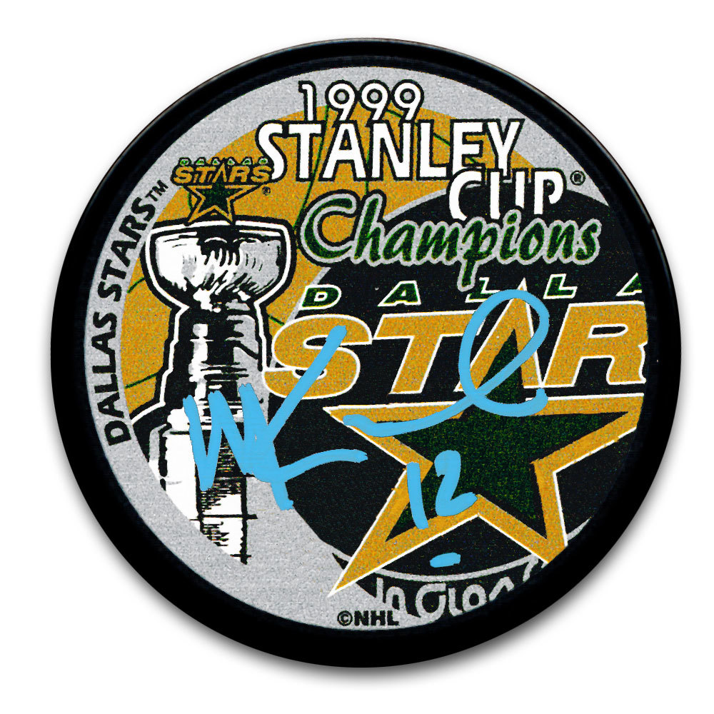 Mike Keane Dallas Stars 1999 Stanley Cup Champions Autographed Puck ...