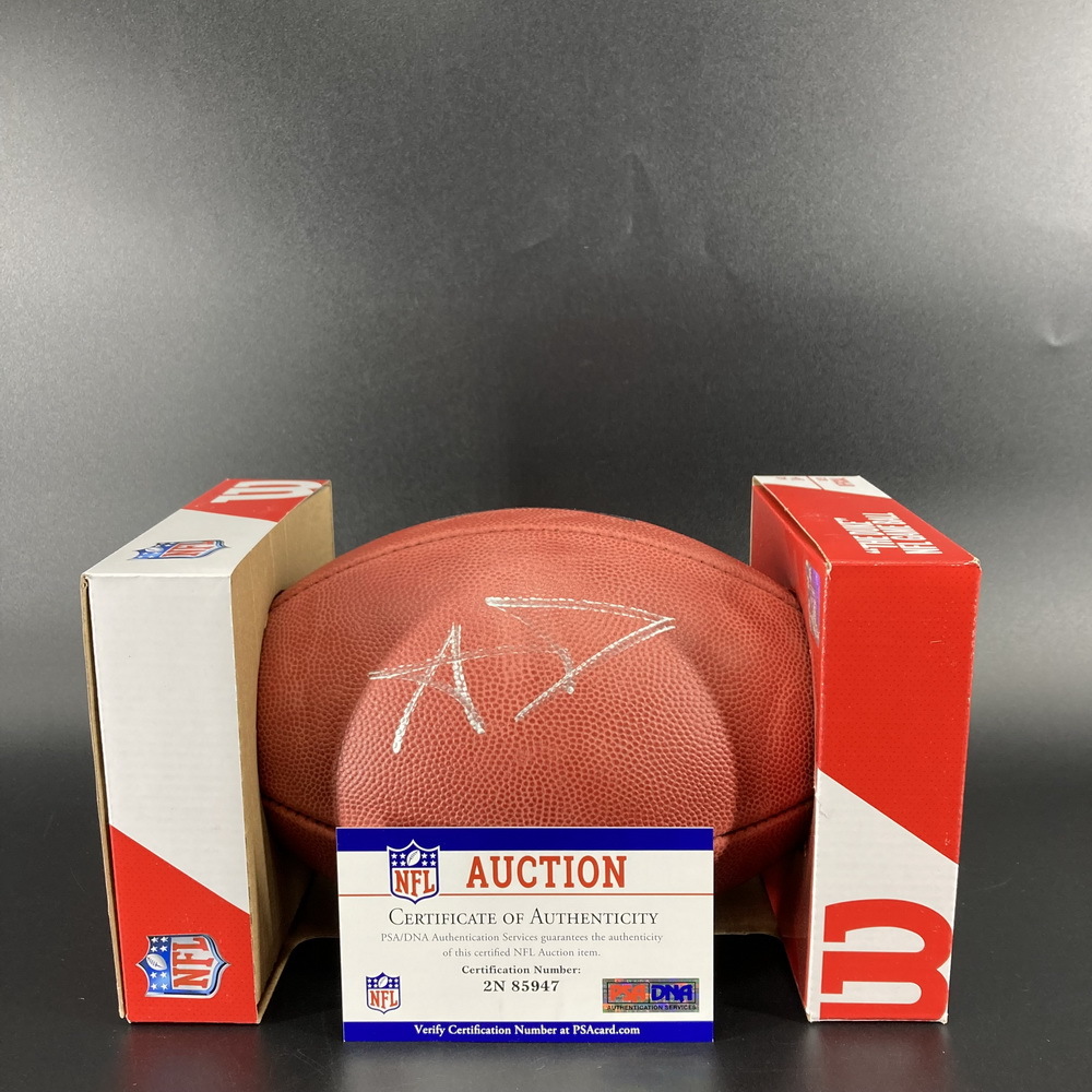 PCC - Rams Aaron Donald Signed Authentic Football with Super Bowl 56 ...