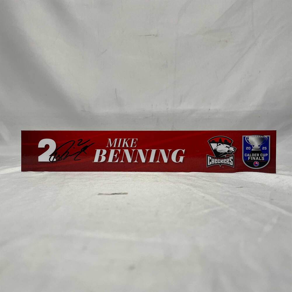 AHL Authentic - 2025 Charlotte Checkers Calder Cup Finals Game 1 Locker ...