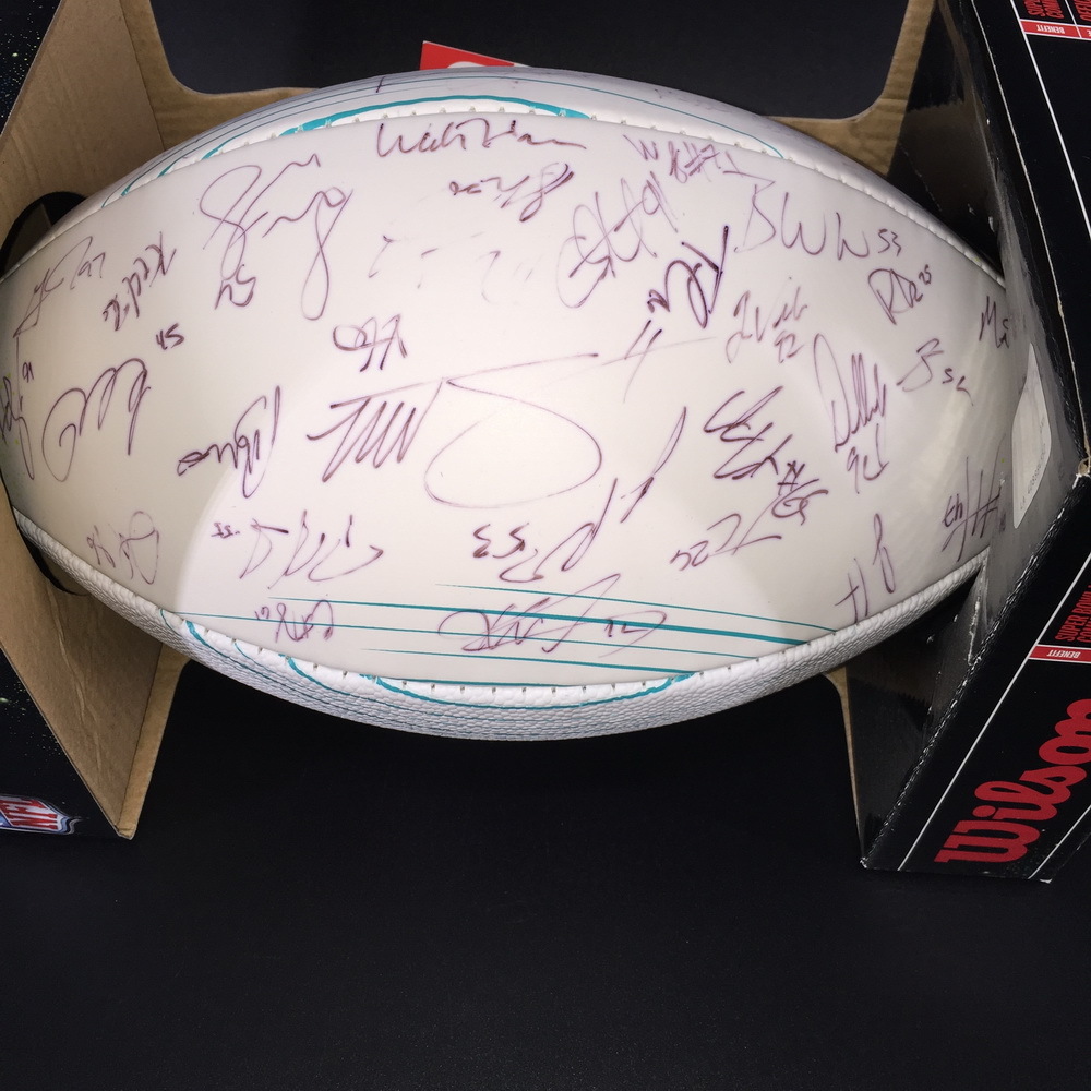 NFL - Falcons Team Signed Super Bowl 51 Panel Ball Signed by over 50 ...