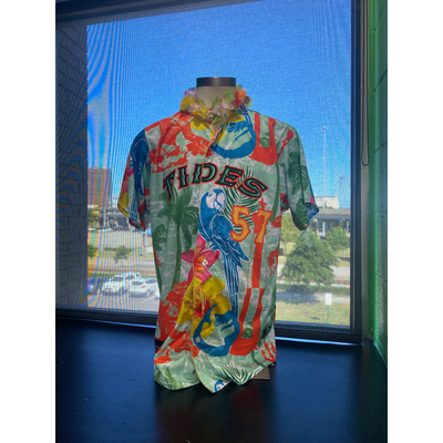 Norfolk Tides #57 Margaritaville Jersey - Size 50 | MiLB Auctions