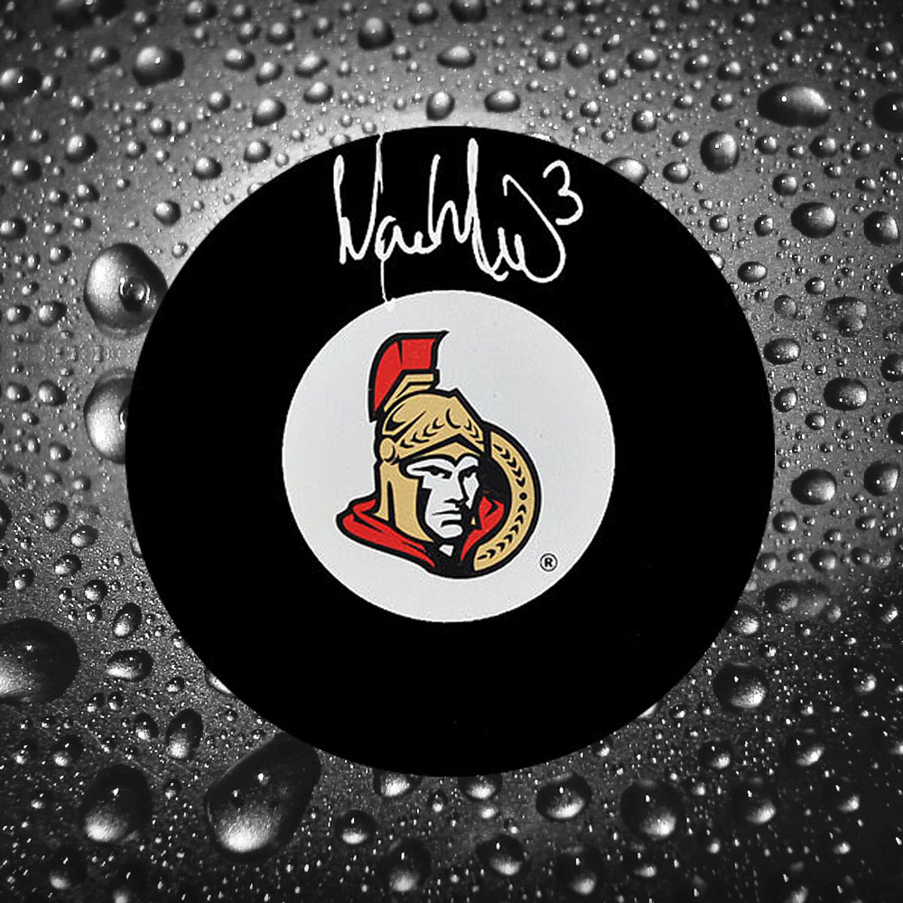 Marc Methot Ottawa Senators Autographed Puck - NHL Auctions