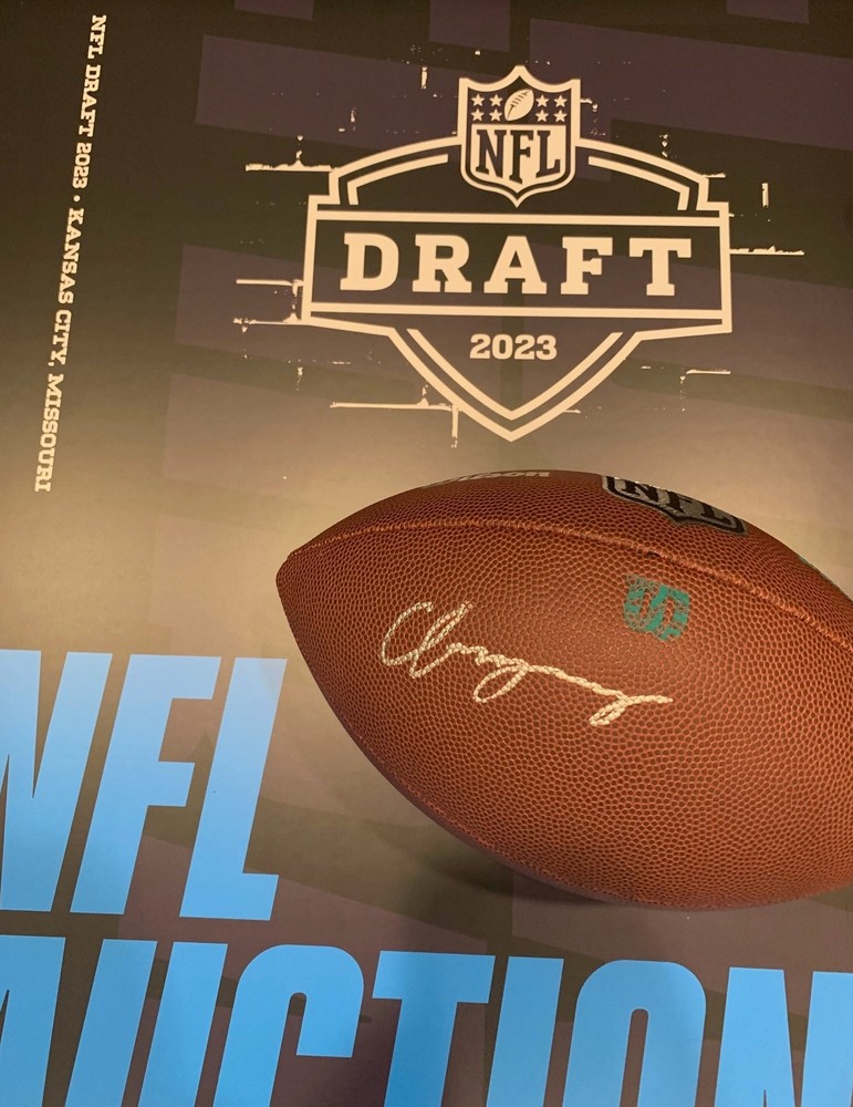 NFL Stride Pro Eco Football , signed by Patriots 1st round pick ...