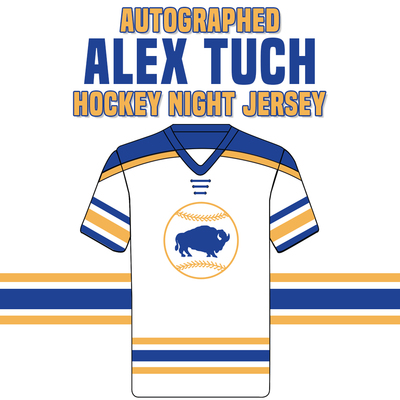 Alex Tuch Autographed Replica Hockey Night Jersey - 8/20/22 | MiLB Auctions