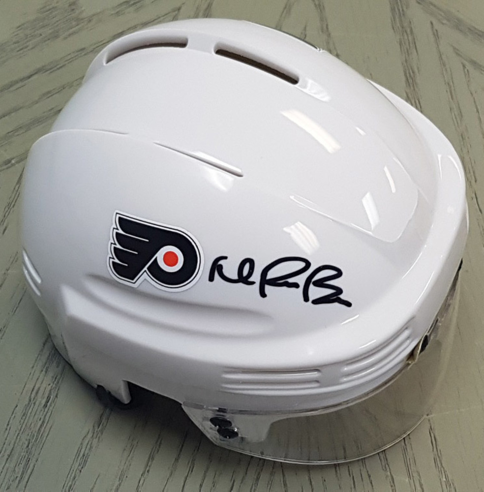 Ivan Provorov Philadelphia Flyers Autograhed Mini Helmet - Upper Deck ...