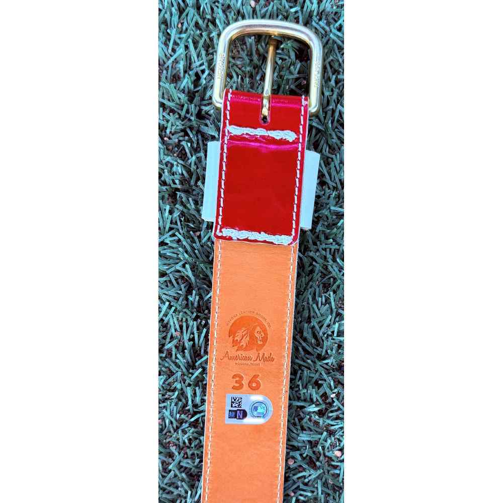 Jacob deGrom #48 Team-Issued 2025 City Connect Leather Uniform Belt ...