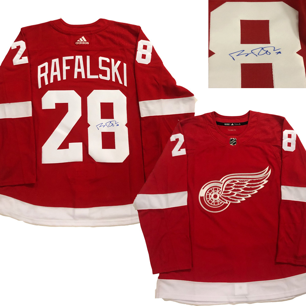 BRIAN RAFALSKI Signed Detroit Red Wings Red Adidas PRO Jersey - NHL ...