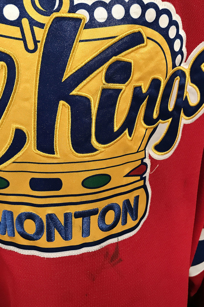 Sebastian Cossa #33 - 2021-22 Edmonton Oilers Game-Worn Red Jersey With ...