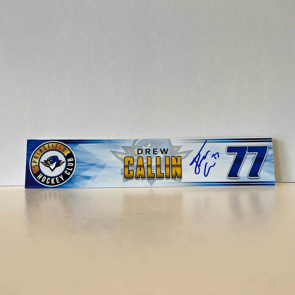 AHL Authentic - 2022-23 Springfield Thunderbirds Locker Room Nameplate ...