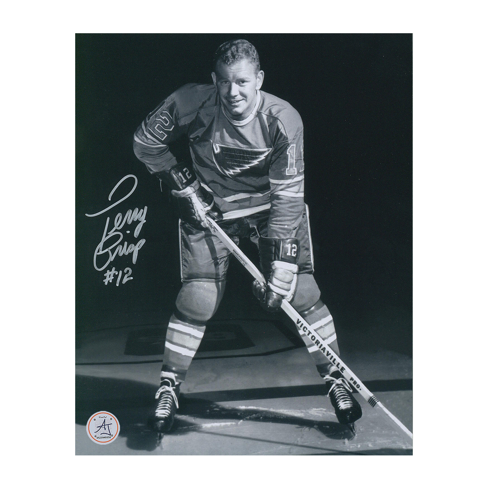 Terry Crisp Autographed St Louis Blues 8x10 Photo - NHL Auctions