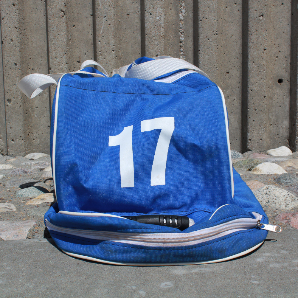 Team-Issued Equipment Bag: Hunter Dozier | MLB Auctions