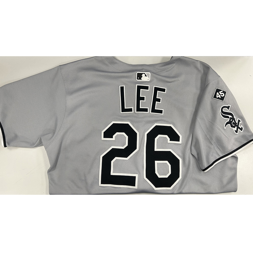 Korey Lee Game-Used Grey Road Jersey - 4/4/2025 - Size 44 | White Sox ...