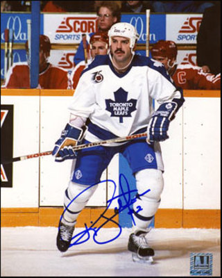RIC NATTRESS Toronto Maple Leafs SIGNED 8x10 Photo - NHL Auctions