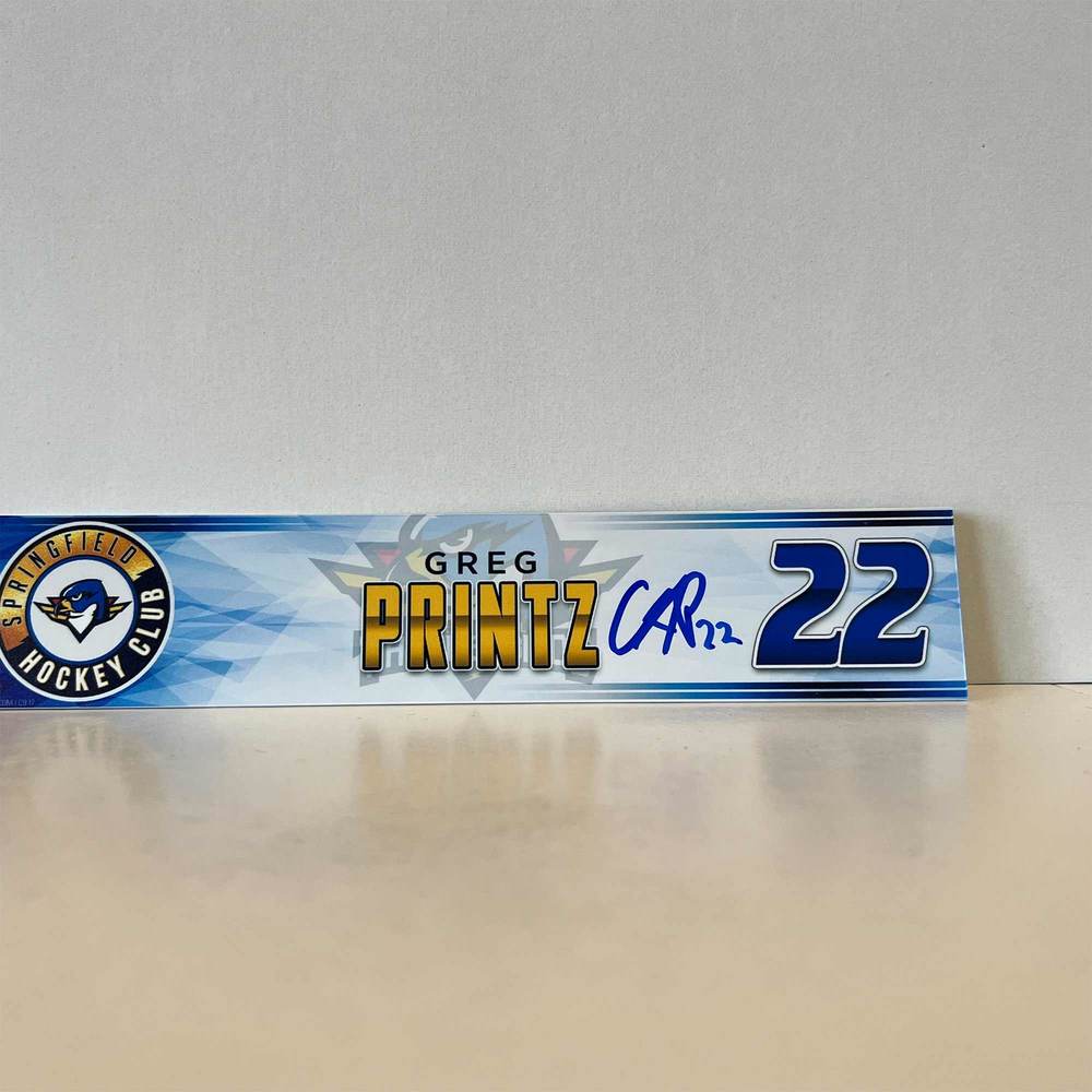 AHL Authentic - 2022-23 Springfield Thunderbirds Locker Room Nameplate ...