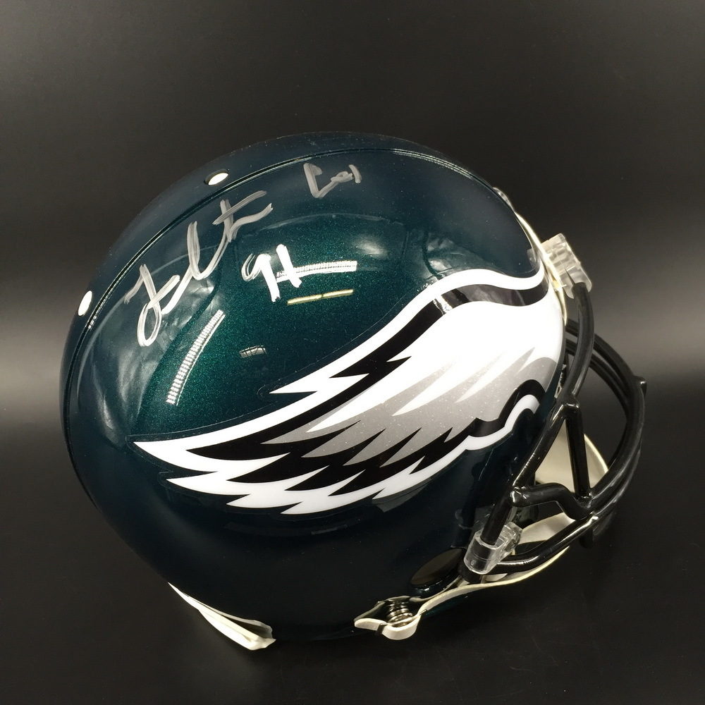 NFL - Eagles Fletcher Cox Signed Proline Helmet | The official auction ...