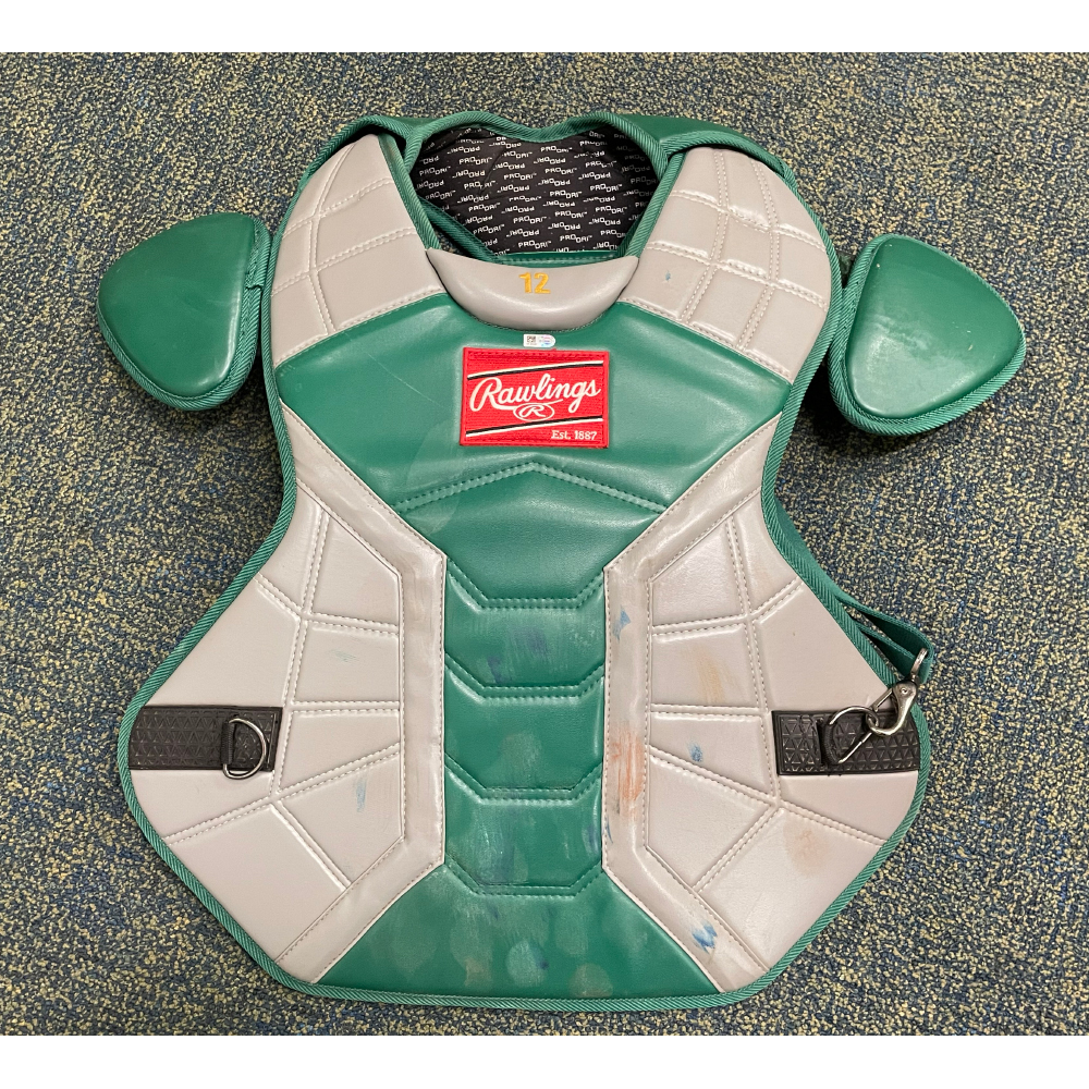 Sean Murphy Team Issued Catcher's Gear (Face mask, chest protector ...