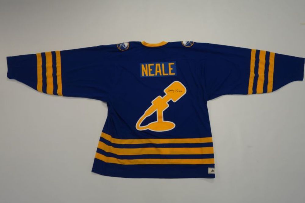 Harry Neale Autographed 2023 Alumni Beer & Wine Festival Jersey - NHL ...
