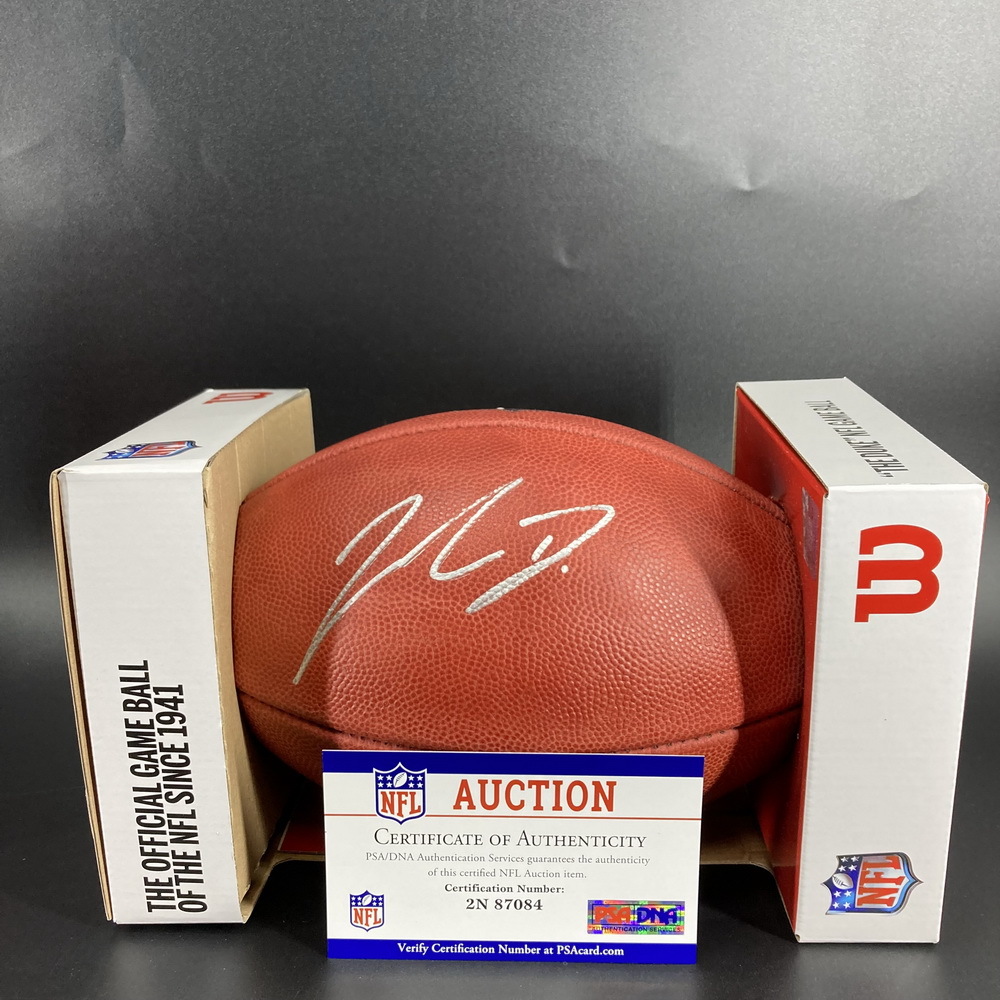 NFL - Commanders Jahan Dotson Signed Authentic Football | The official ...
