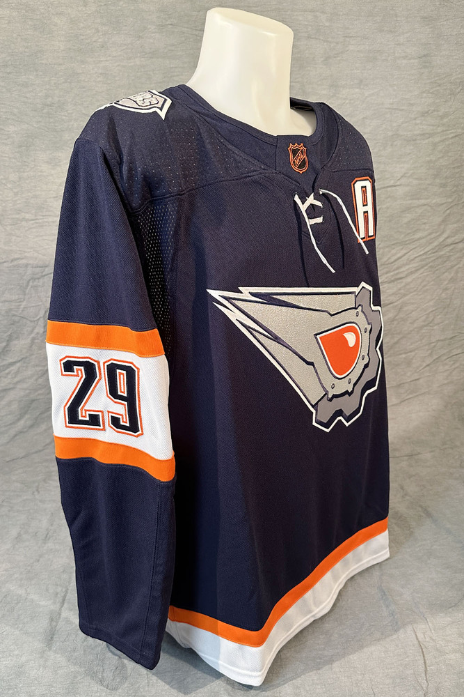 Leon Draisaitl #29 - Autographed 2022-23 Edmonton Oilers Reverse Retro ...