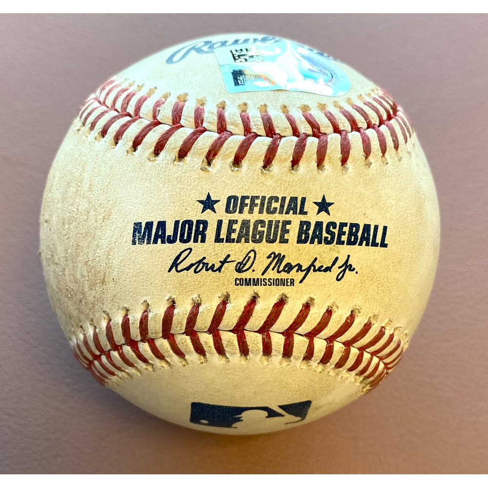 Game-Used Baseball: Hunter Dozier Kansas City Royals Triple (MLB ...