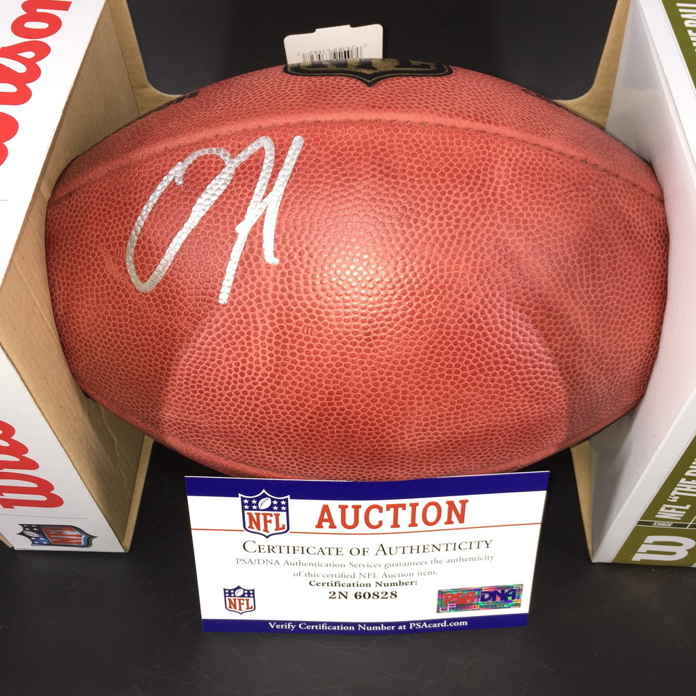 NFL - Patriots Damien Harris Signed Authentic Football | The official ...